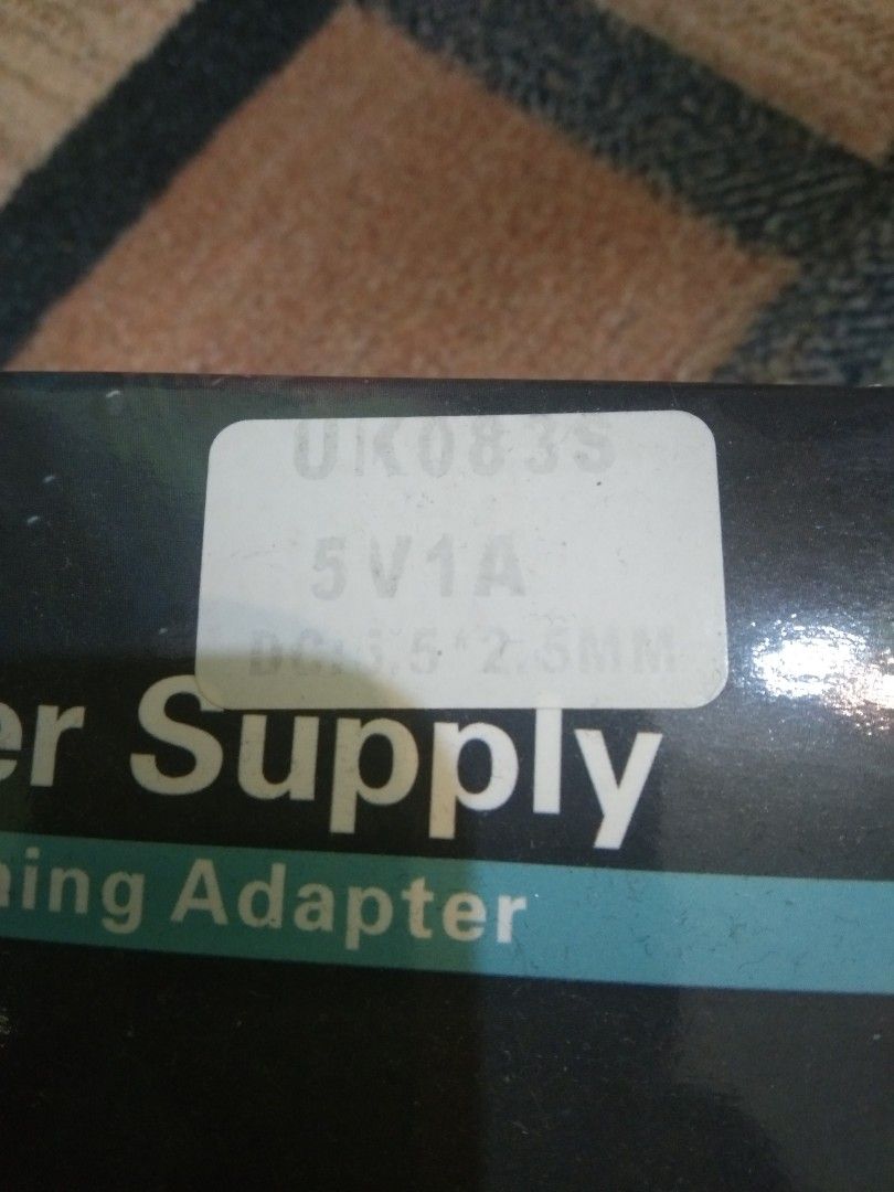 Power Supply Switching Adapter 5V1A, Computers & Tech, Parts ...