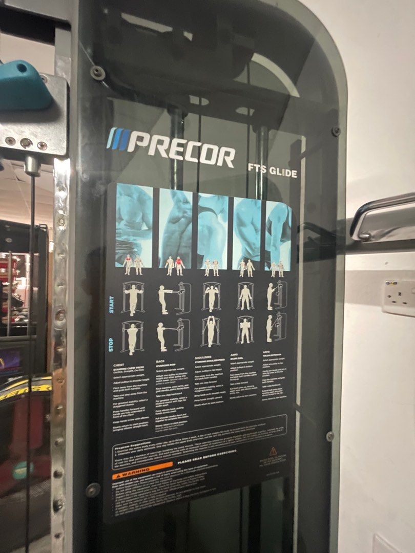 Precor FTS Glide Functional Trainer gym cable cross home strength ...
