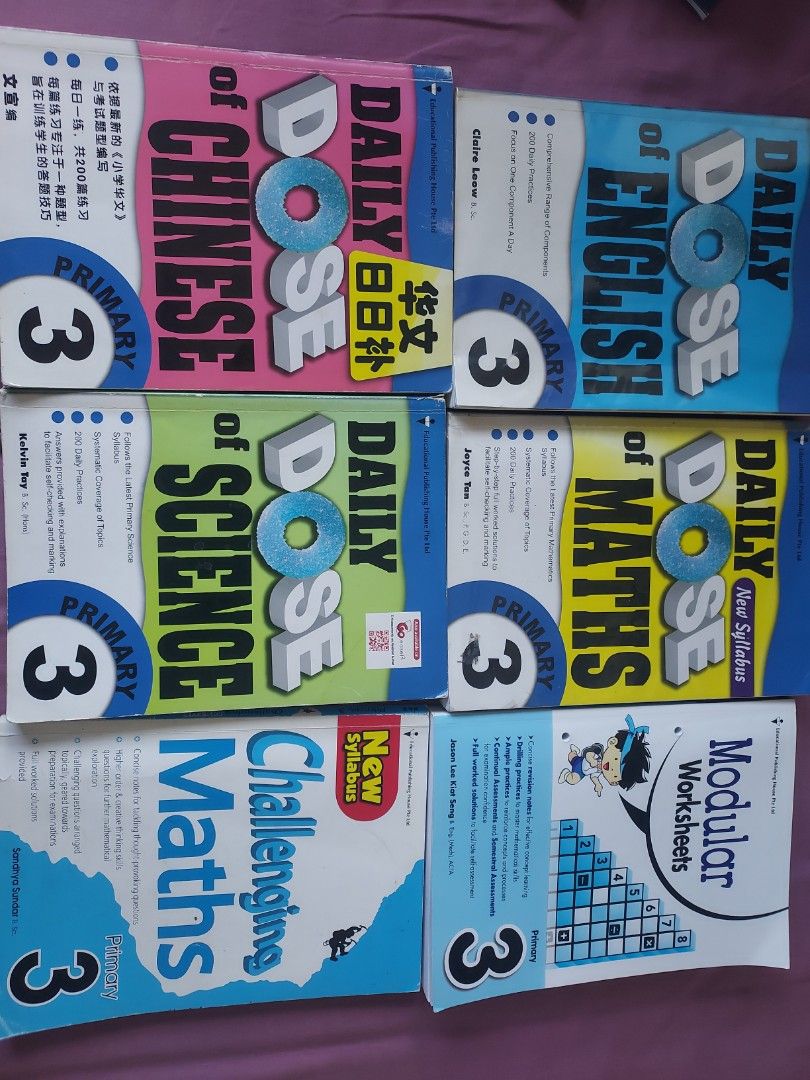 Primary 3 Daily Dose of English, Math, Science & Chinese, modular ...