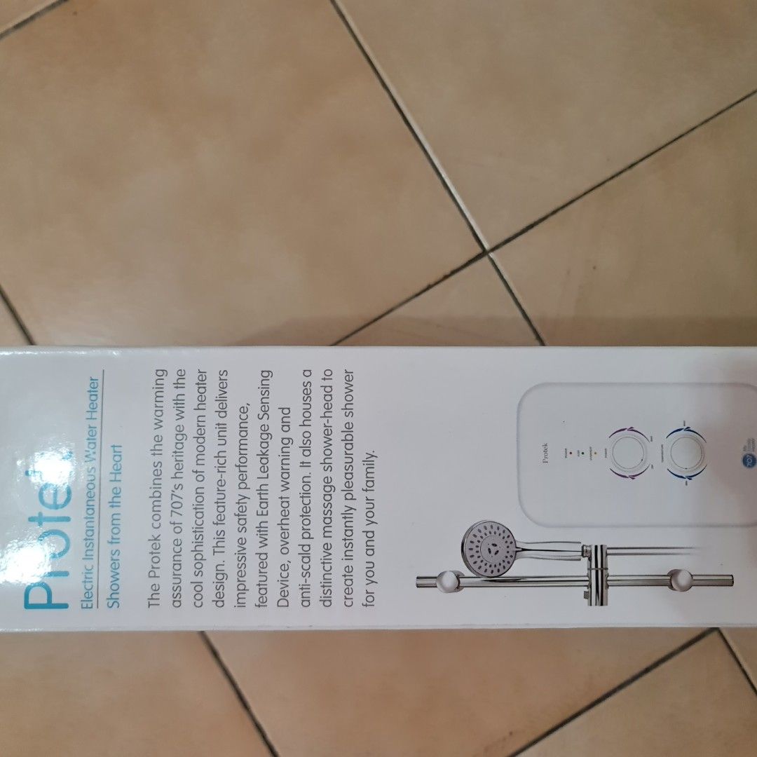 Protek Water Heater 707, TV & Home Appliances, Water Heater & Instant ...