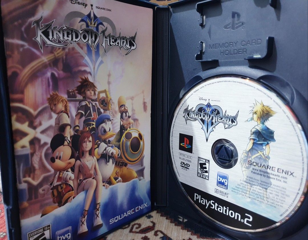 PS2 kingdom Hearts 2 US Region 1 original, Video Gaming, Video Games ...