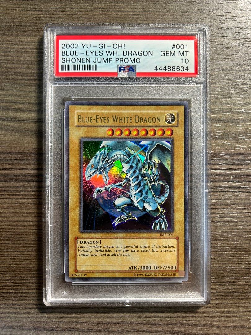 PSA 10 - Blue-Eyes White Dragon JMP-001, Hobbies & Toys, Toys & Games on Carousell