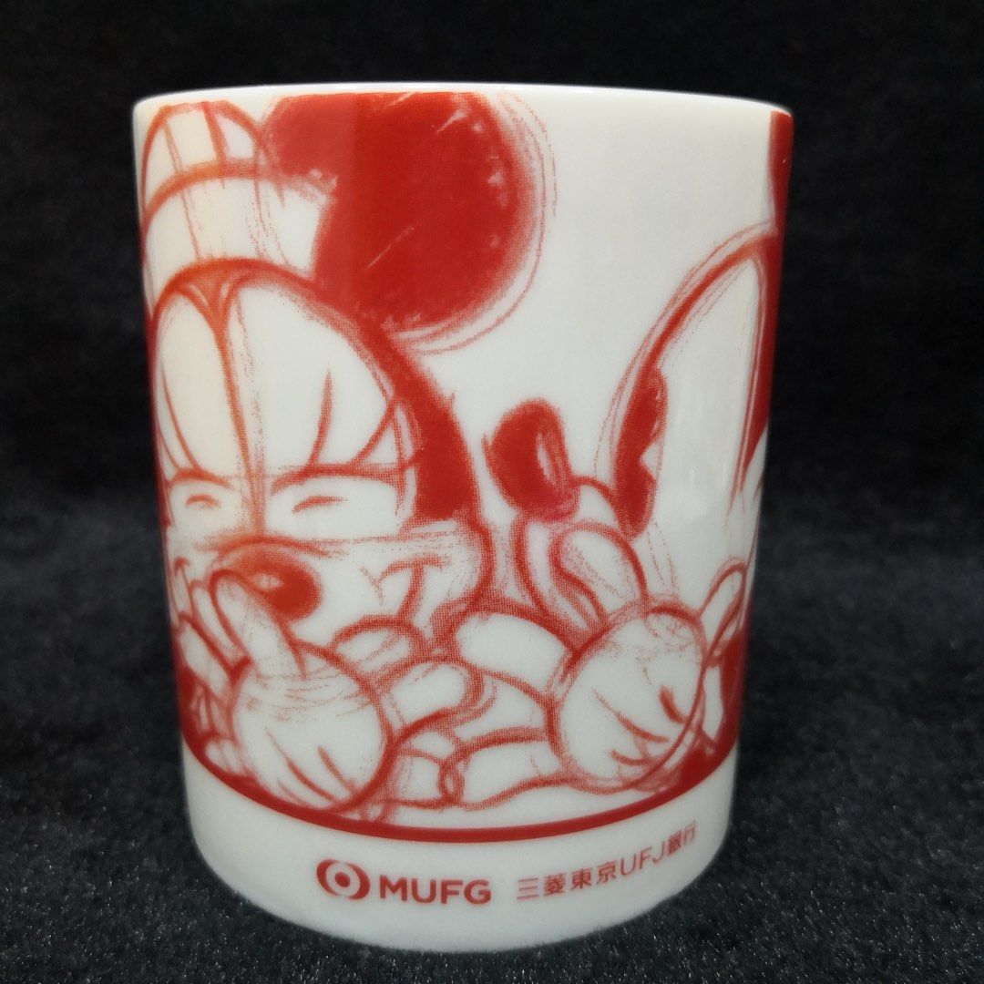 Rare MUFG Bank of Tokyo Mitsubishi Mickey Minnie Collectible Mug ...