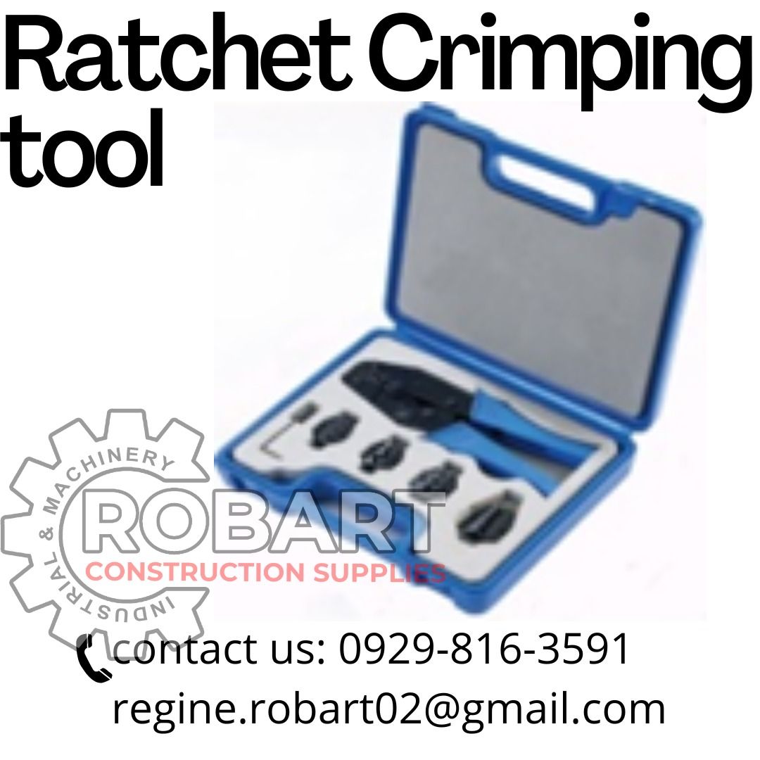 Ratchet Crimping tool, Commercial & Industrial, Construction Tools ...