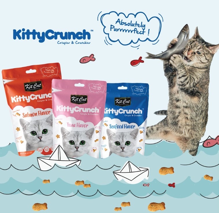 Ready Stock! Kitty Crunch by KitCat 60g Cat Treat Comes in 6 flavors ...
