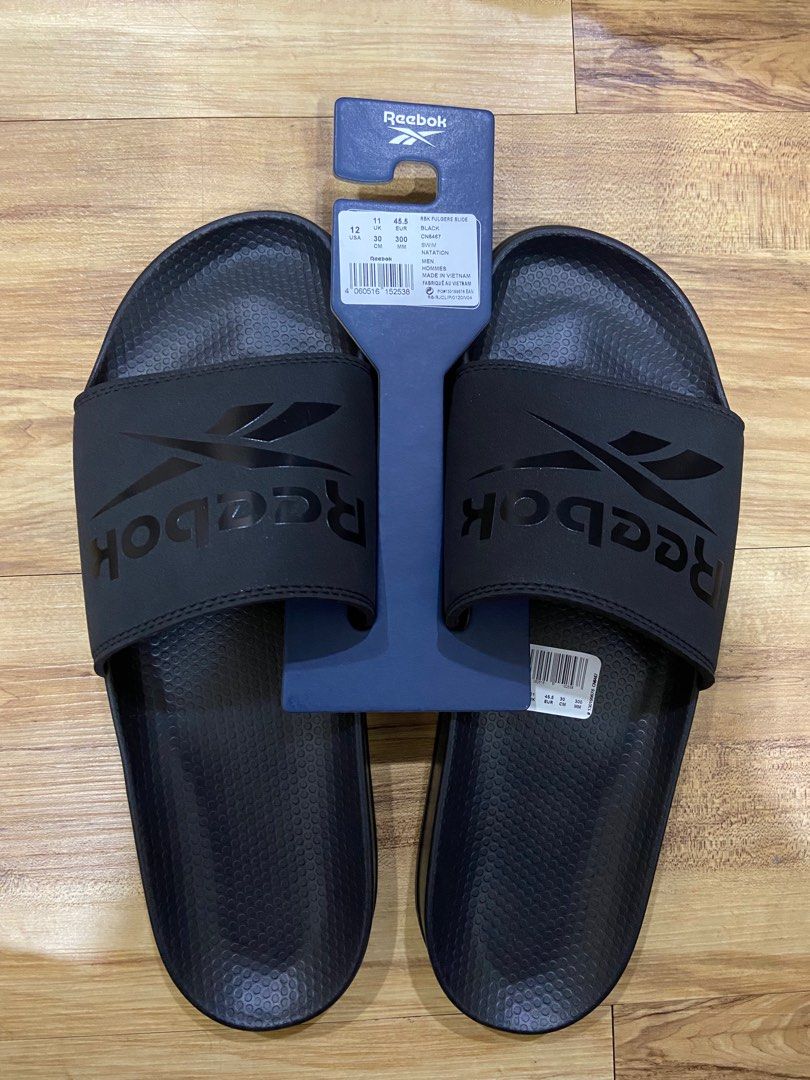 Reebok Slides, Men's Fashion, Footwear, Flipflops and Slides on Carousell