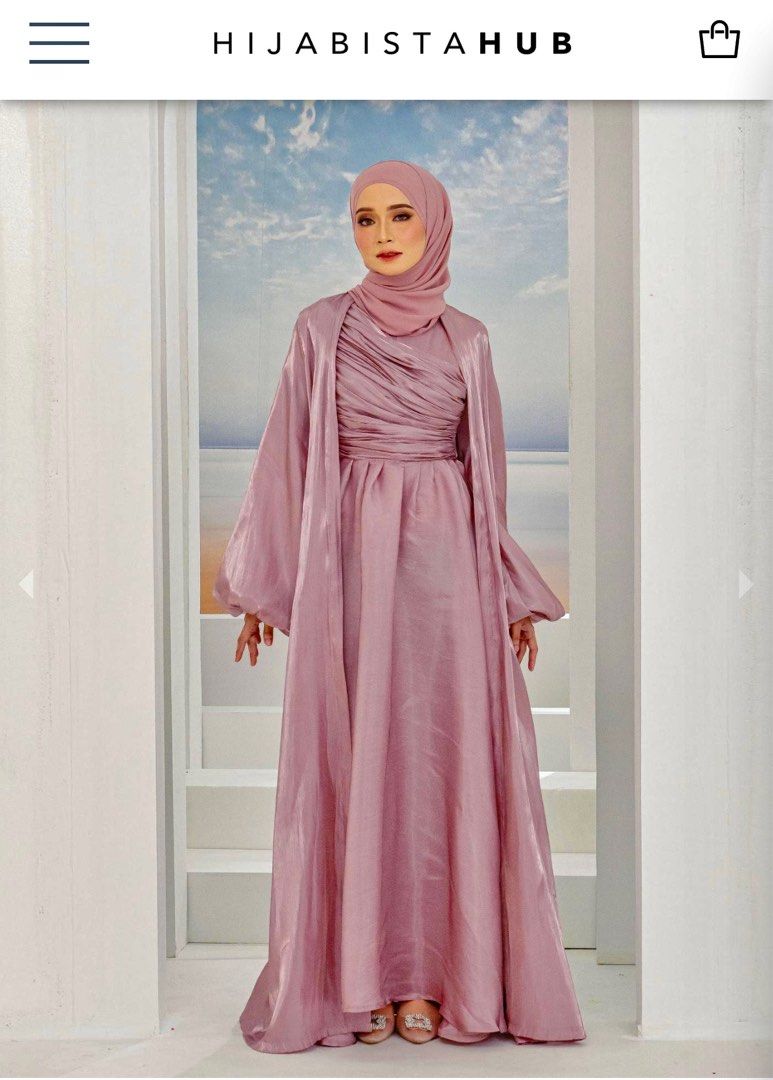 RENT Atifa Abaya Hijabistahub, Women's Fashion, Dresses & Sets, Dresses ...