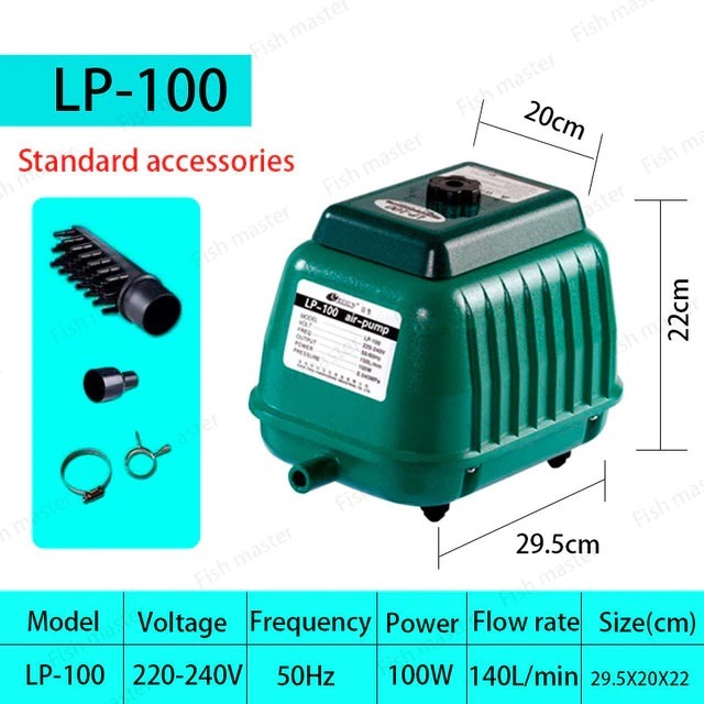Resun LP-100 Aquarium Pond Air Pump LP100, Pet Supplies, Homes & Other ...