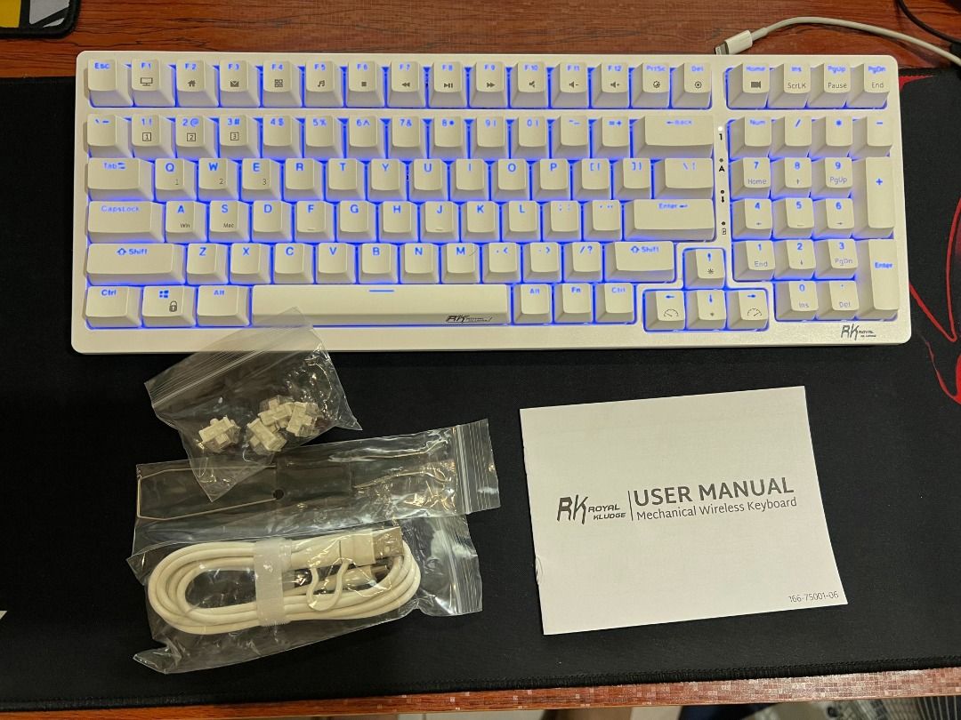 Royal Kludge RK 98 Trimode (Brown Switches), Computers & Tech, Parts ...