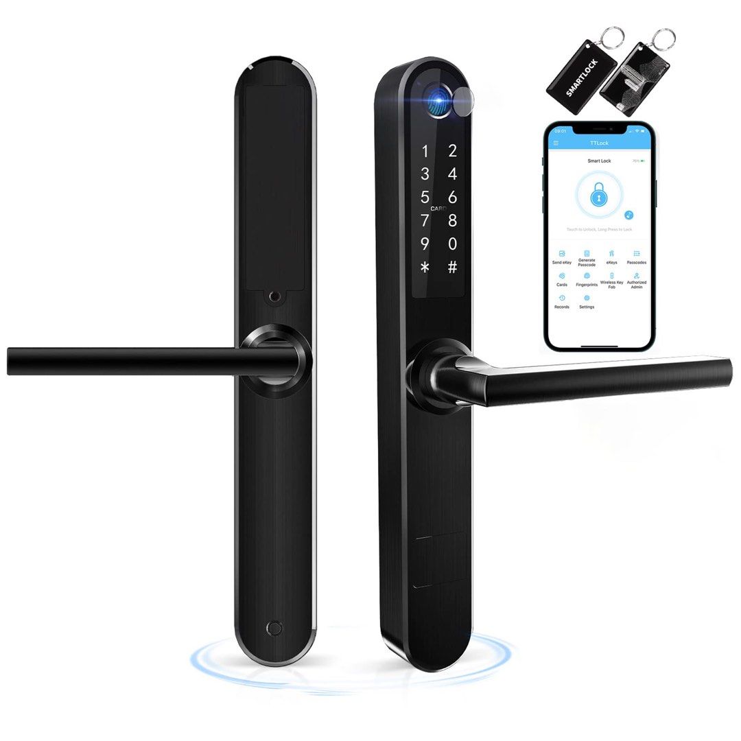Ruveno Slim Smart Door Lock, Furniture & Home Living, Security & Locks ...