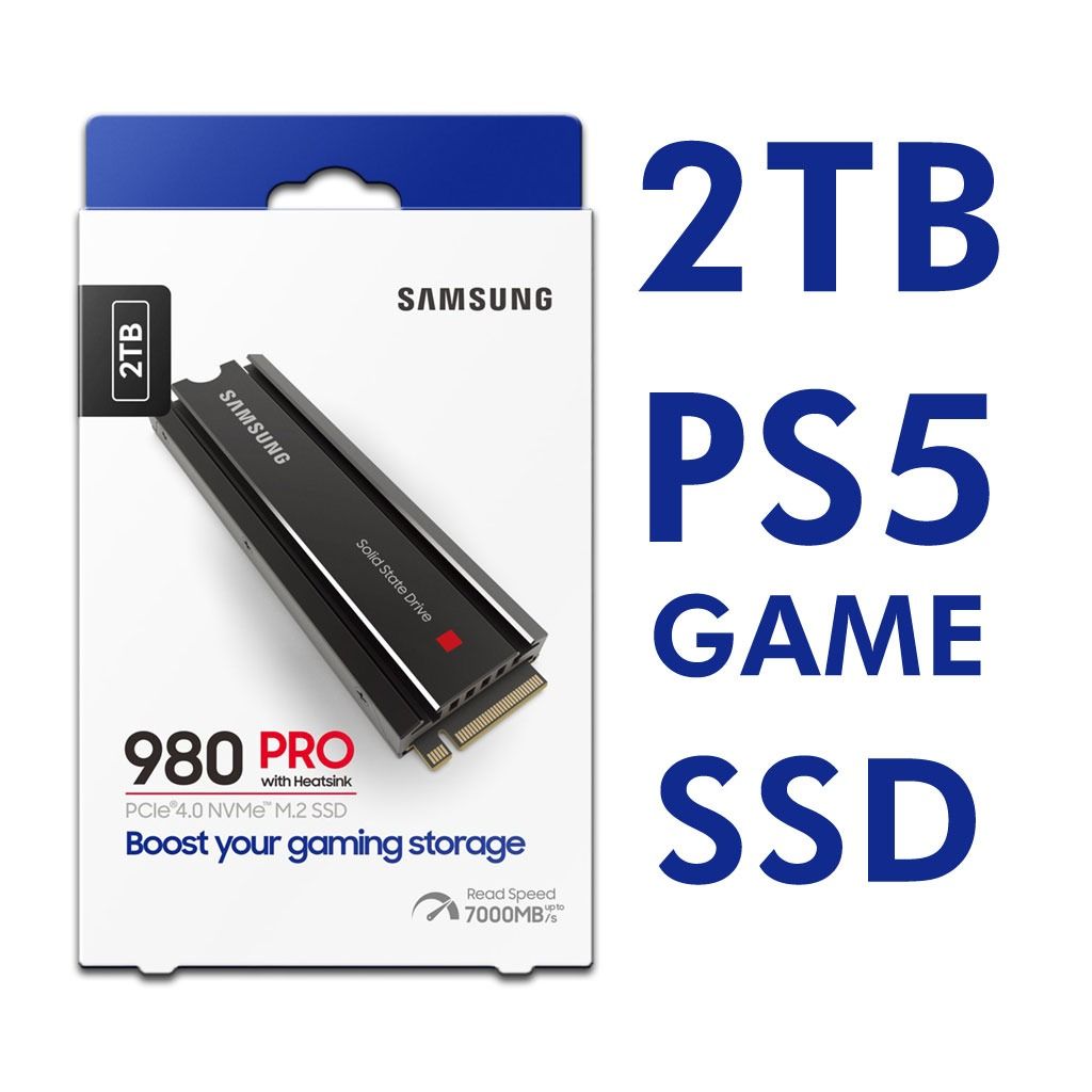Samsung 980 Pro 2TB m.2 SSD with Heatsink PCie4 nvme, Computers & Tech ...