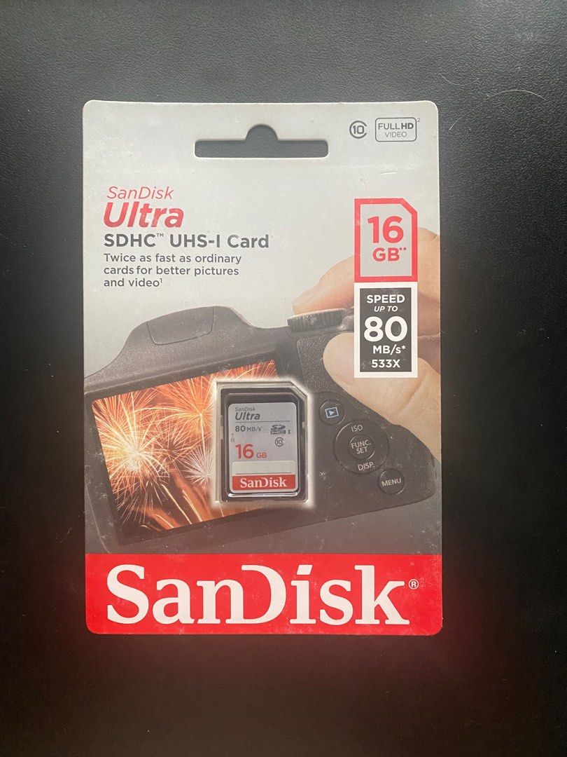 Sandisk Ultra SDHC UHS-I Card, Mobile Phones & Gadgets, Mobile & Gadget Accessories, Memory & SD ...