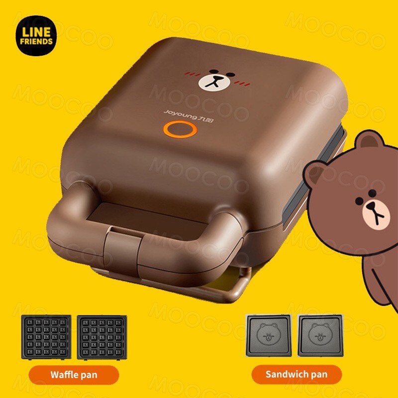 Sandwich Maker - Brown, Line Friends, Joyoung brand, TV & Home ...