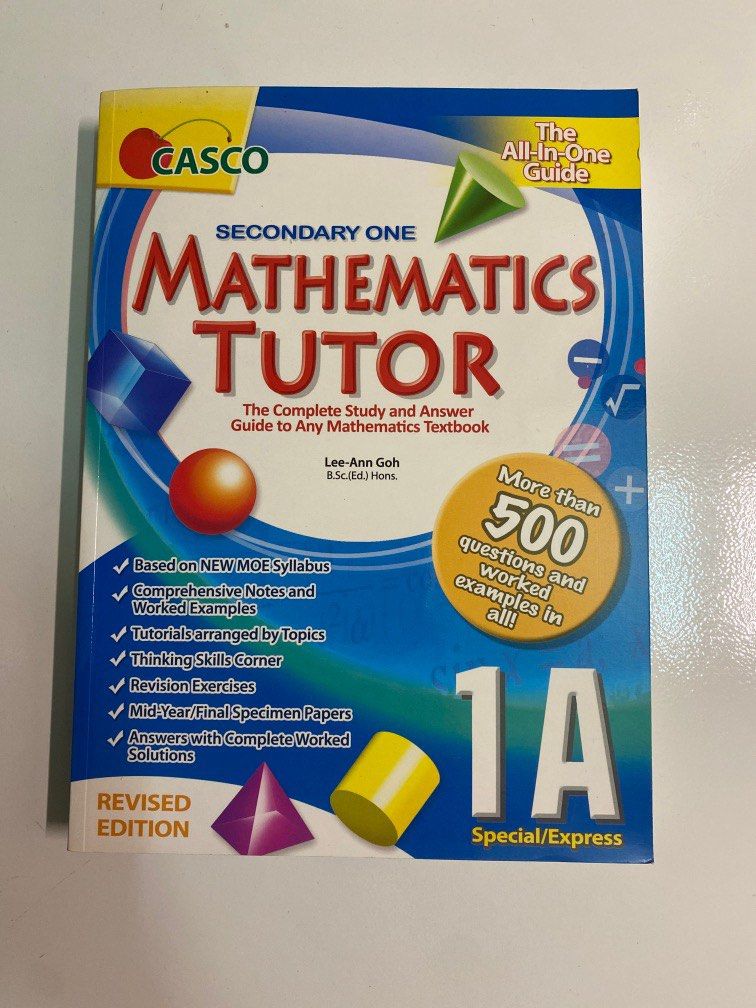 Secondary one Math Casco 1A Express , Hobbies & Toys, Books & Magazines ...