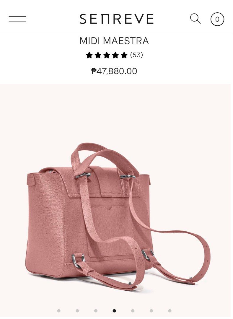 Senreve Midi Maestra in Mauve, Luxury, Bags & Wallets on Carousell