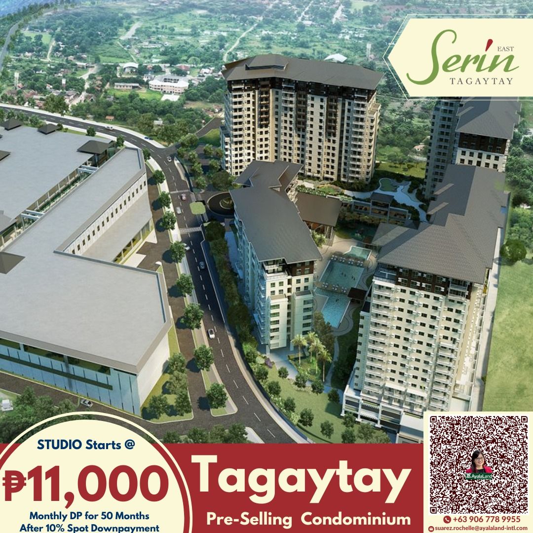 Serin East TAGAYTAY by Avida, AYALA Land near Crosswind, Wind ...