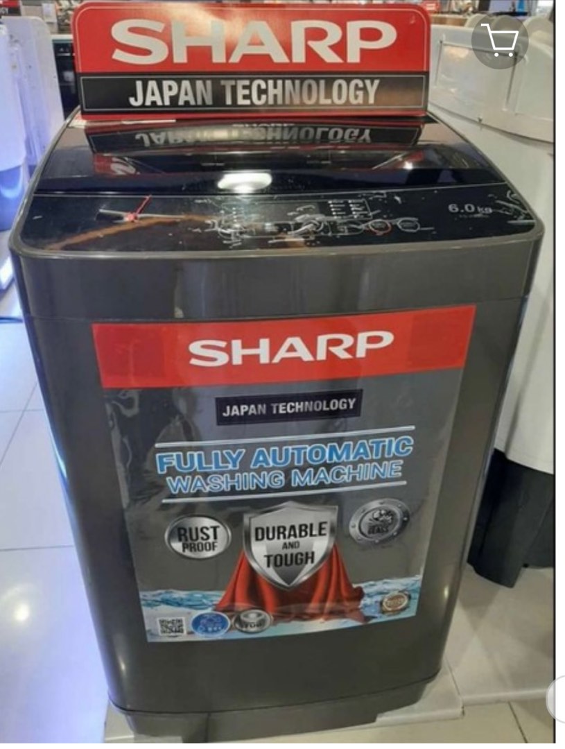 SHARP FULLY AUTOMATIC WASHING MACHINE, TV & Home Appliances, Washing ...