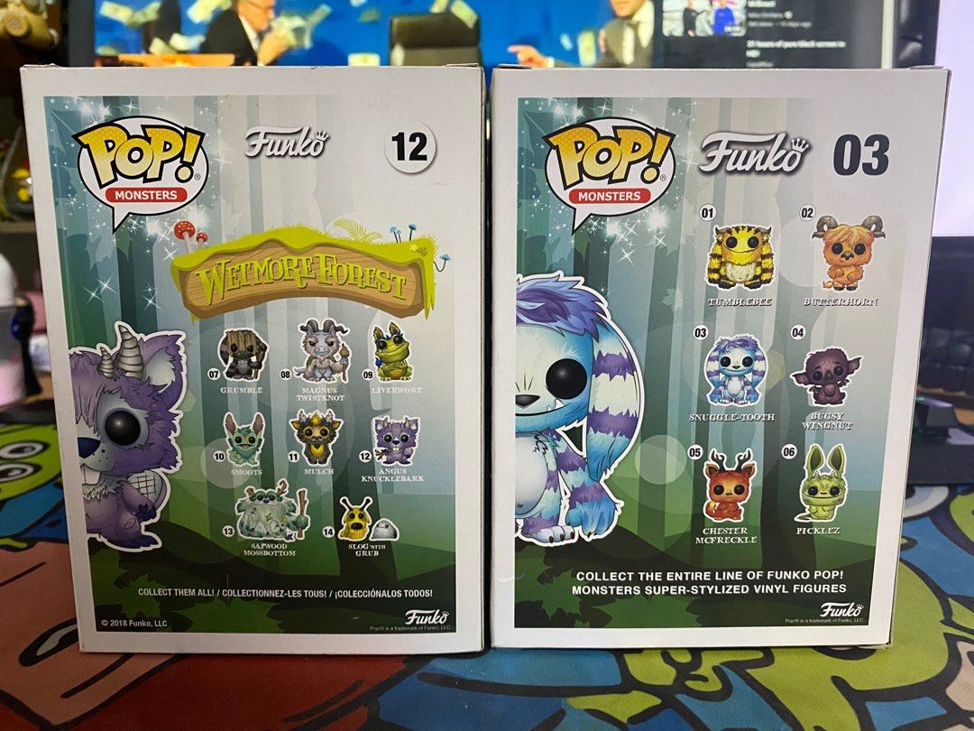 Snuggle-Tooth and Angus Knucklebark Funko Pop! - Wetmore Forest ...