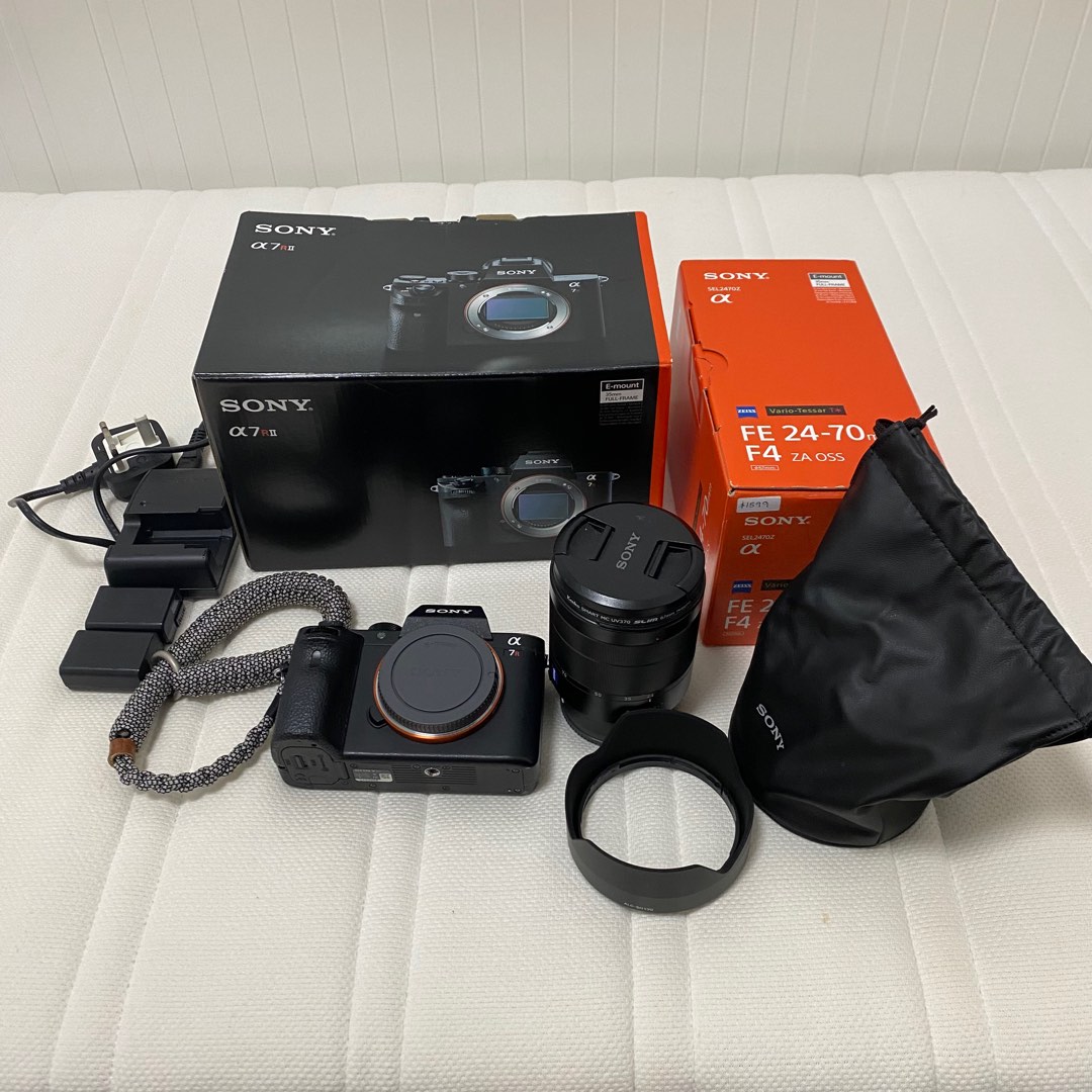 Sony A7RII kit (Sony Zeiss FE 24-70mm), Photography, Cameras on Carousell