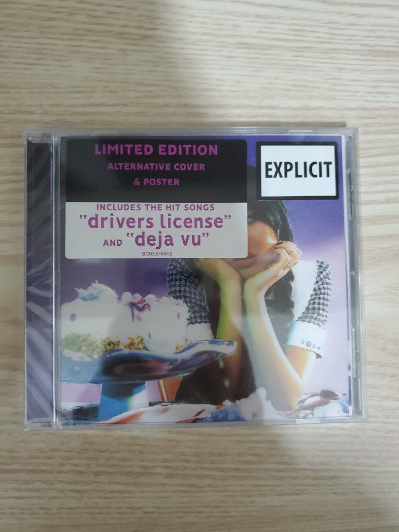 SOUR olivia rodrigo - limited edition CD, Hobbies & Toys, Music & Media ...