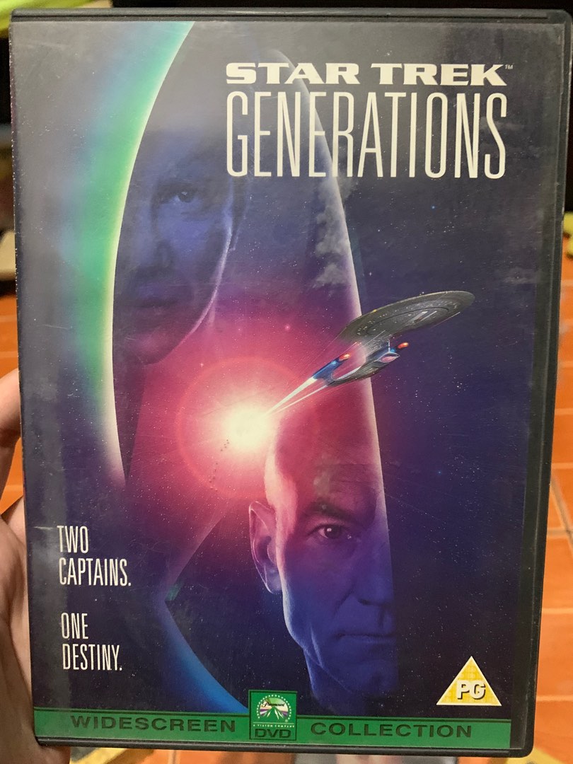 STAR TREK GENERATIONS DVD 1994, Hobbies & Toys, Music & Media, CDs ...