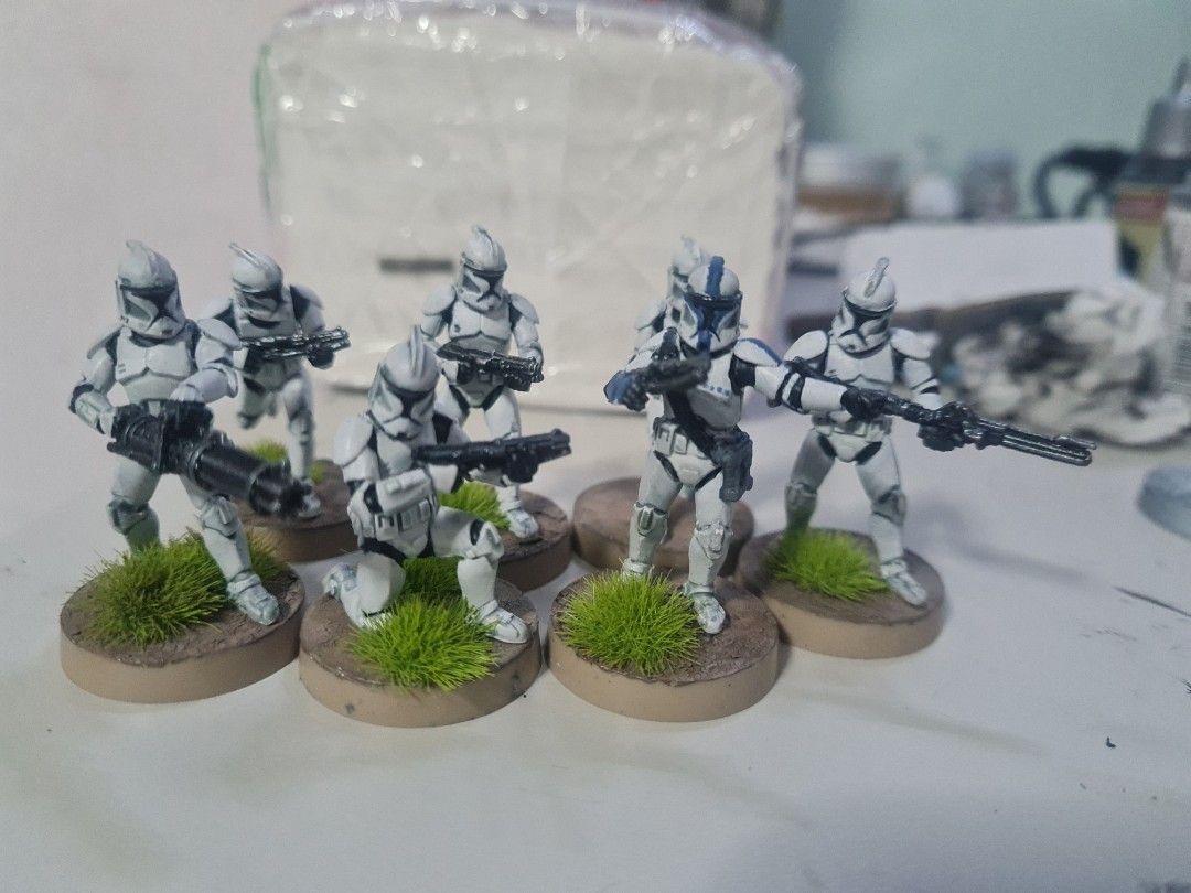 Star wars legion phase 1 clone troopers painted, Hobbies & Toys, Toys ...