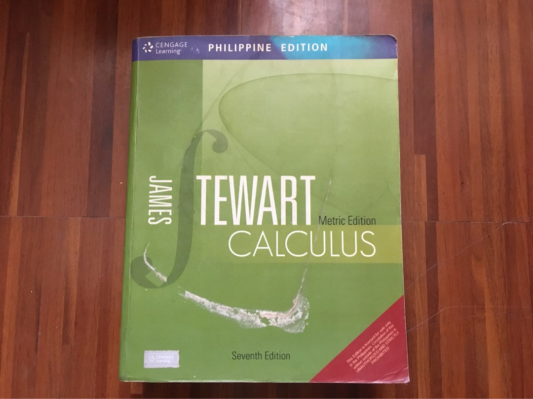 Stewart’s Calculus Metric (Philippine Edition), Hobbies & Toys, Books ...