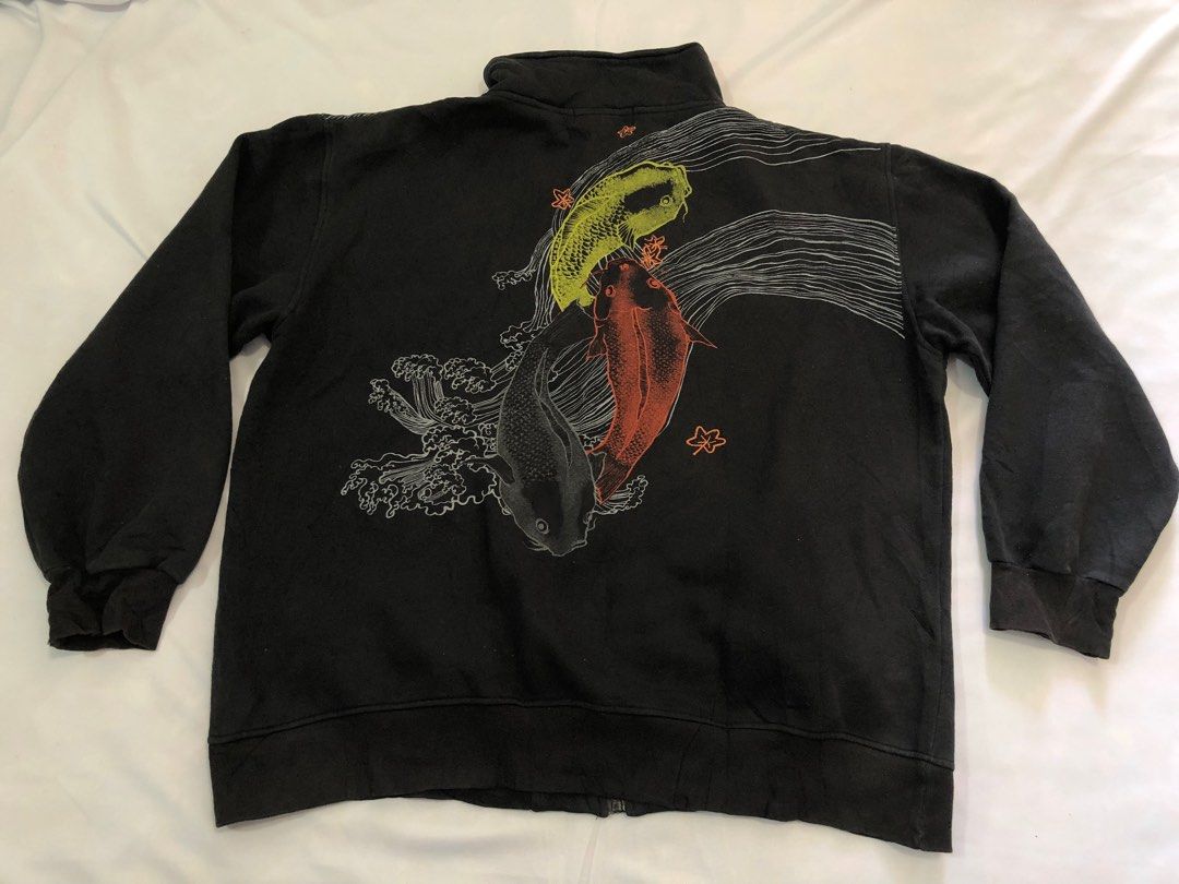 Sukajan koi fish jacket, Men's Fashion, Coats, Jackets and Outerwear on ...