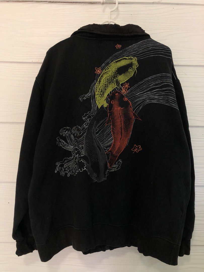 Sukajan koi fish jacket, Men's Fashion, Coats, Jackets and Outerwear on ...