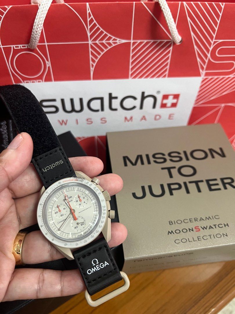 SWATCH X OMEGA - JUPITER, Luxury, Watches on Carousell