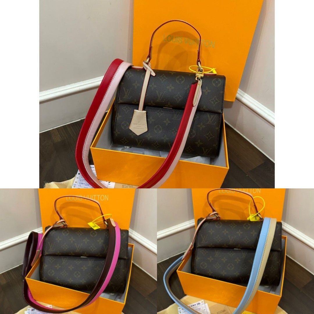 Tas LVI Cluny Monogram Handle Bag Set Box, Barang Mewah, Tas & Dompet ...