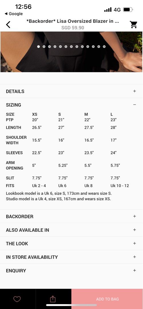 TCL Lisa Oversized Blazer in Black, Women's Fashion, Tops, Longsleeves ...