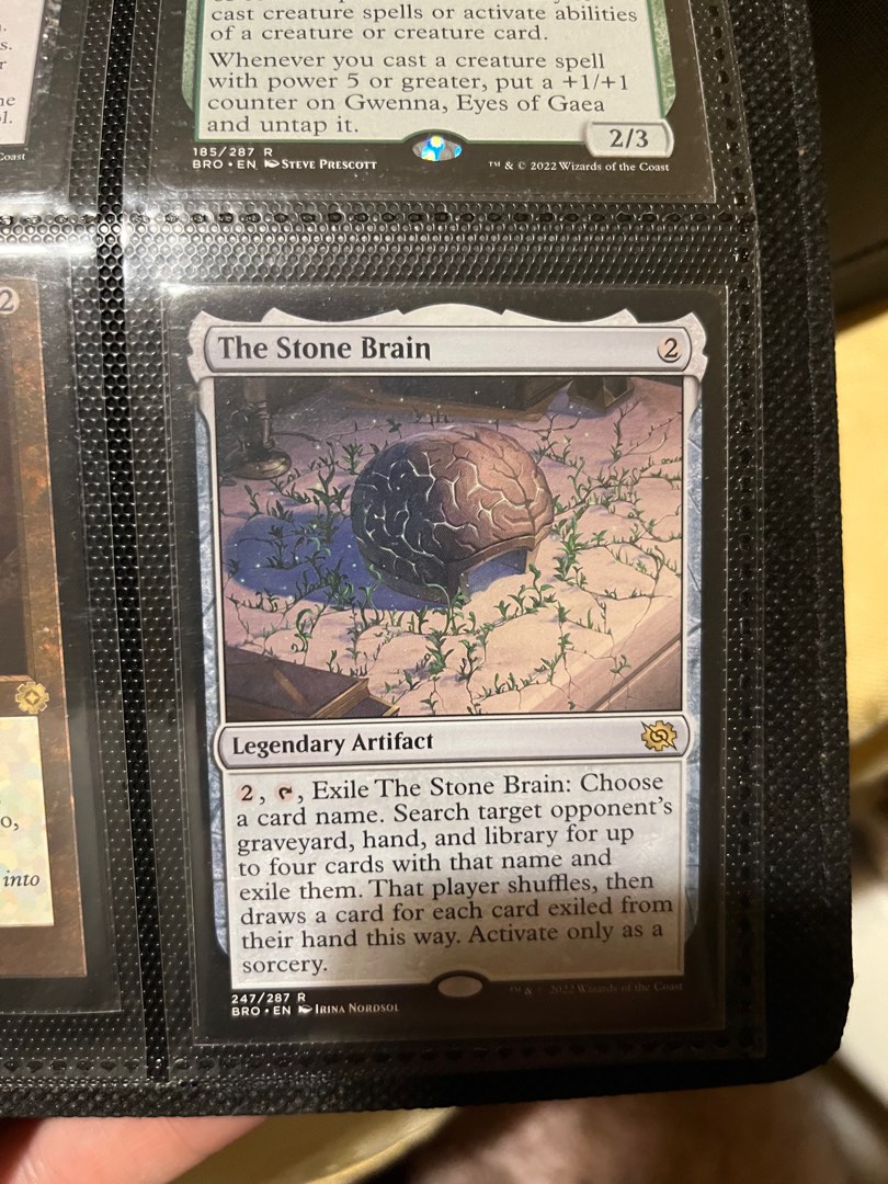 Mtg - The stone brain, Hobbies & Toys, Toys & Games on Carousell
