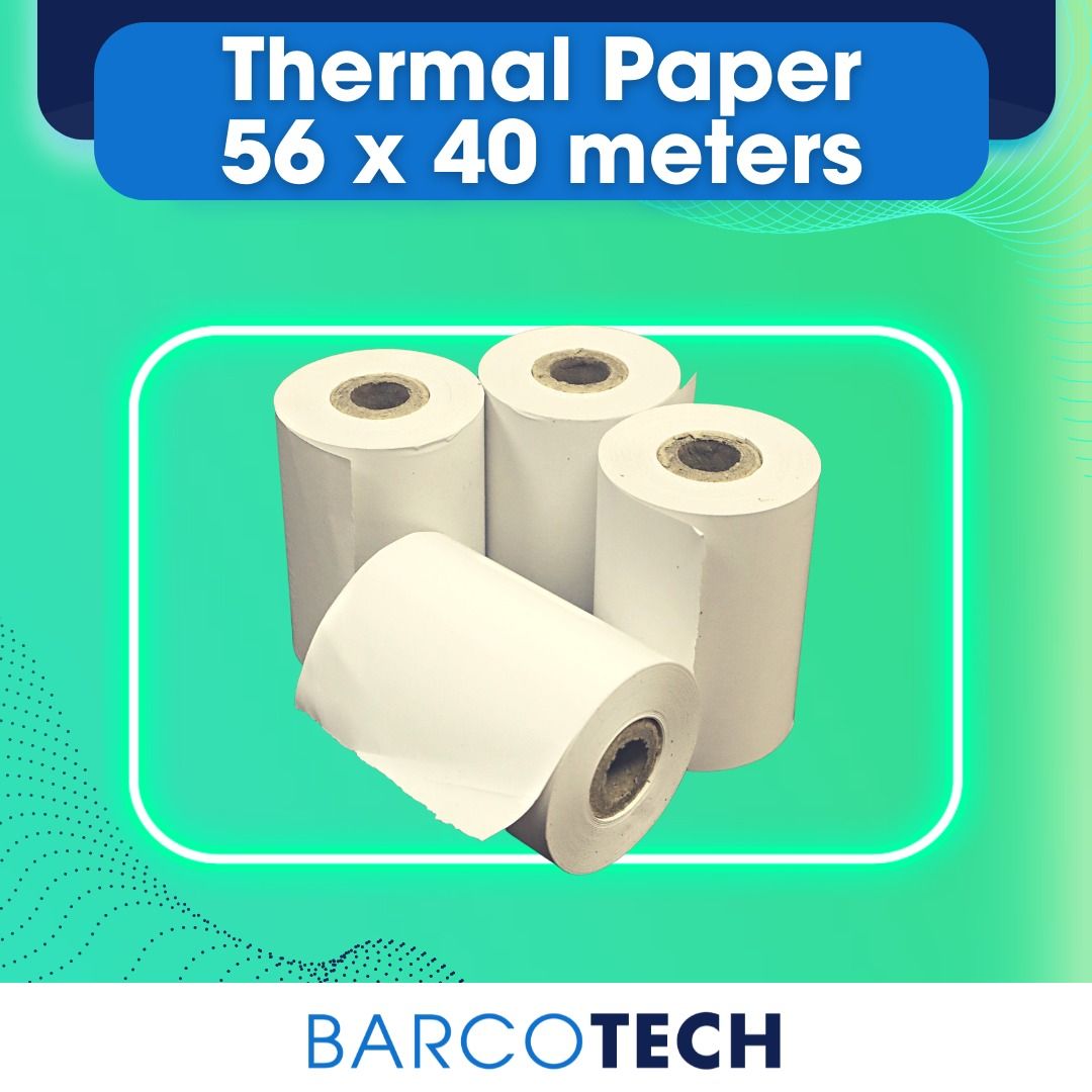 Thermal Paper Roll 56mm x 40meters, Hobbies & Toys, Stationary & Craft ...