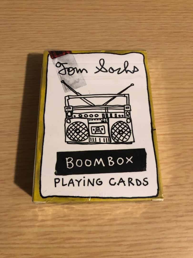Tom Sachs Boombox playing cards edition of 666, 興趣及遊戲, 玩具 & 遊戲類 - Carousell