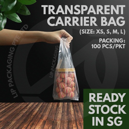Transparent Carrier Bags / Transparent Plastic Bags / Gift Bags ...
