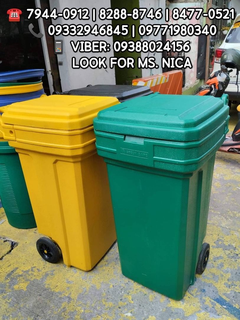 Trash bin roller king, Furniture & Home Living, Cleaning & Homecare Supplies, Waste Bins & Bags ...