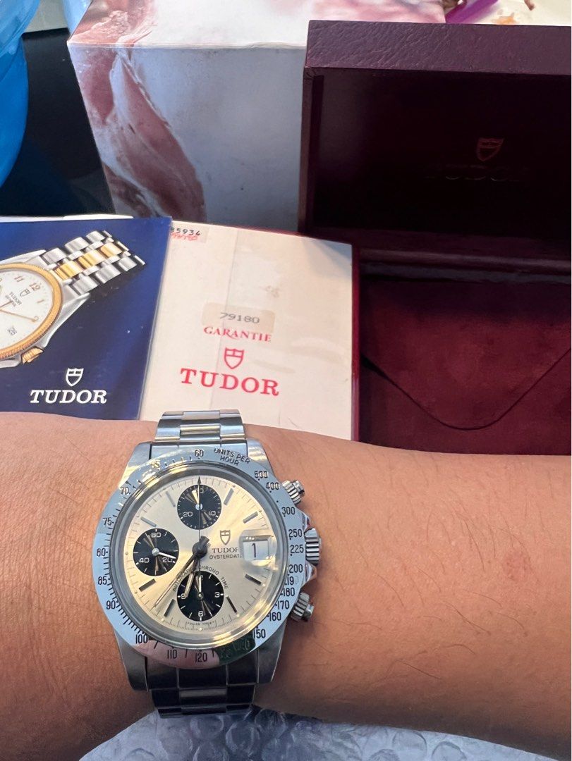 Tudor Chronograph Big Block 79180 (Daytona Grey Dial), Luxury, Watches ...