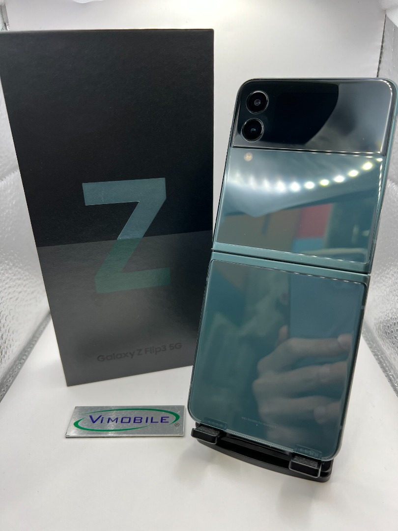 Used Galaxy Z Flip 3 5G 128GB Green, Mobile Phones & Gadgets, Mobile ...