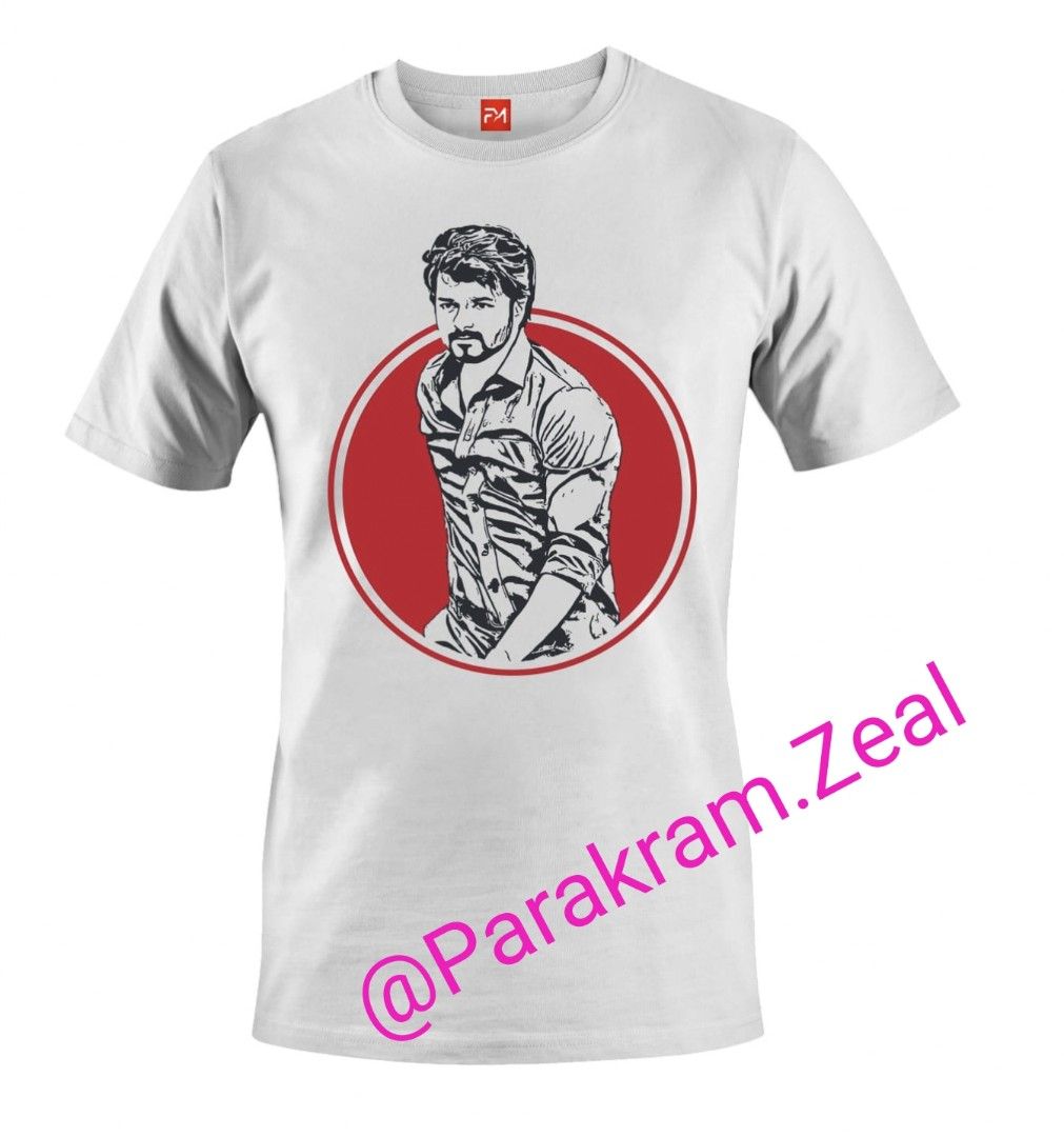 Varisu Thalapathy Vijay & Thunivu Thala Ajith fan tshirt, Men's Fashion ...