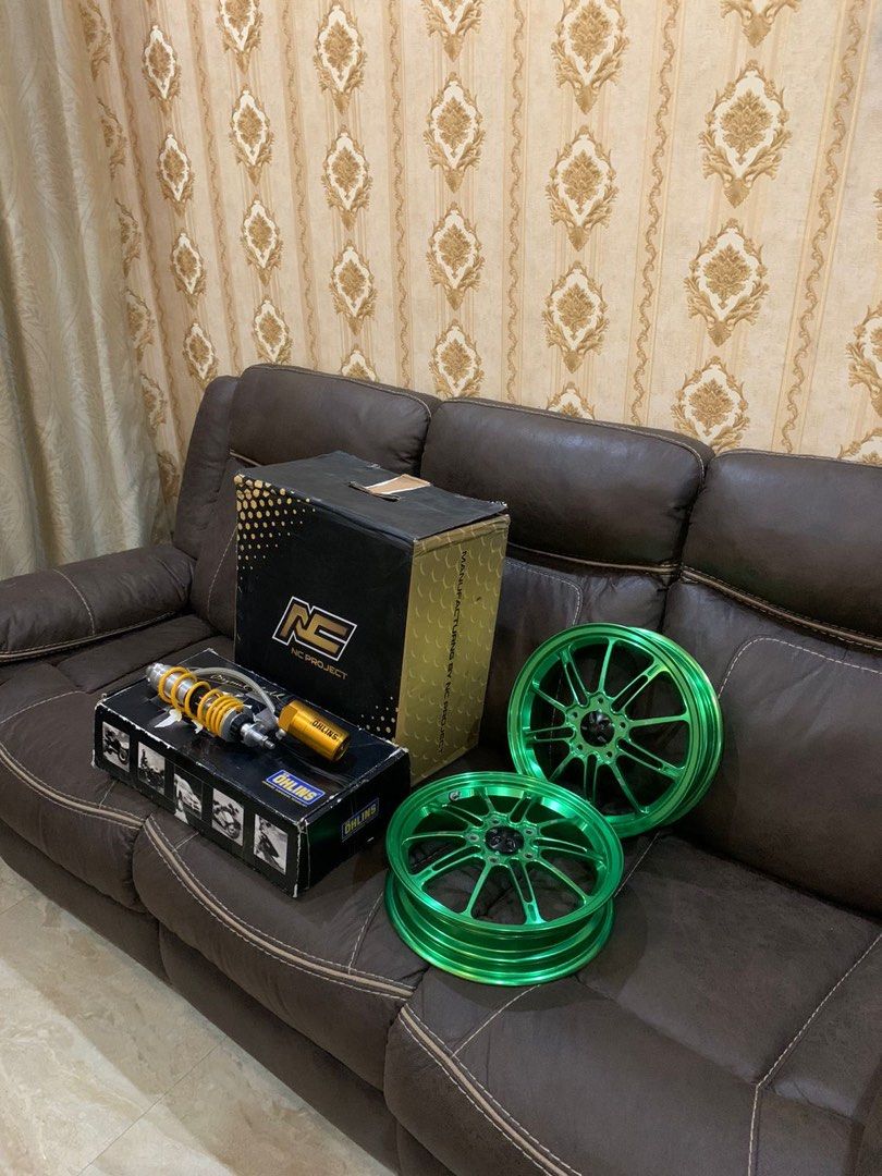 Velg nc project drag & ohlins ho series vespa, Motor di Carousell