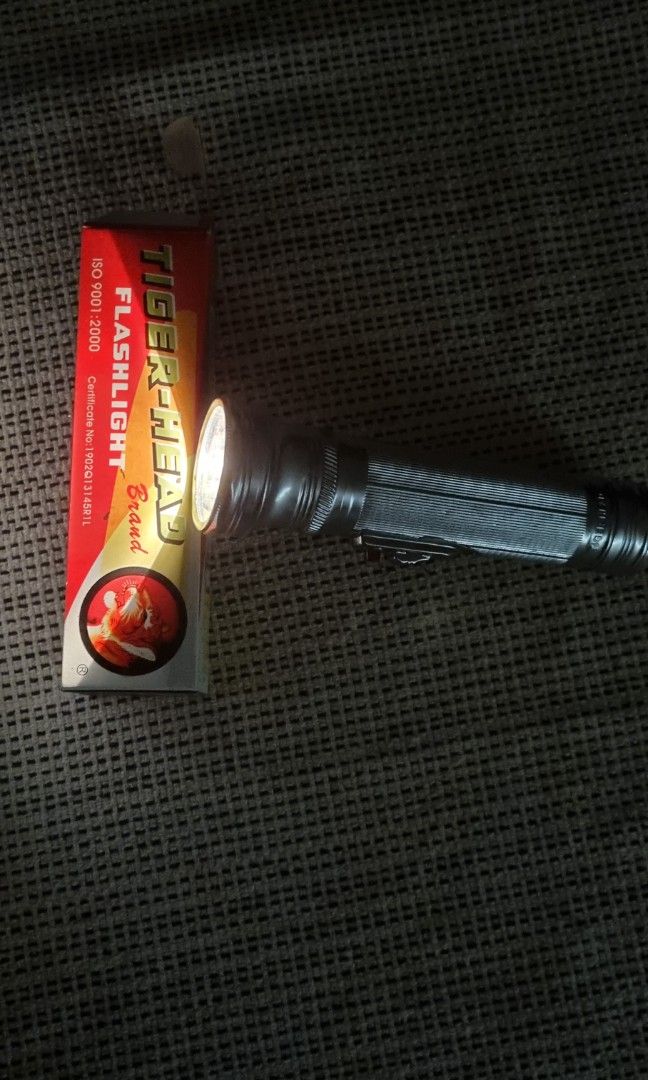 12PCS Box Original Vintage 300ft Torchlight Flashlight Lampu Lama Metal ...