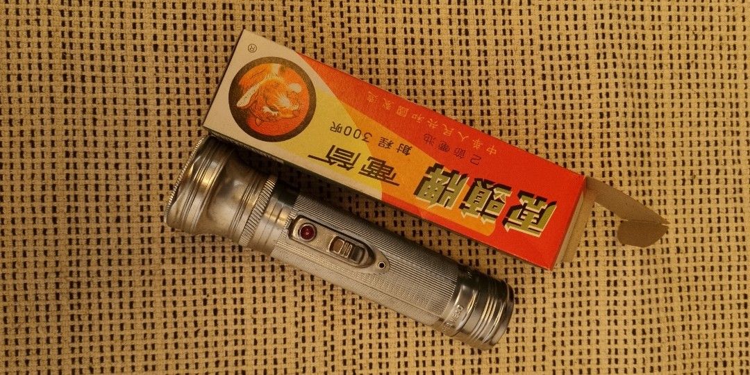 12PCS Box Original Vintage 300ft Torchlight Flashlight Lampu Lama Metal ...