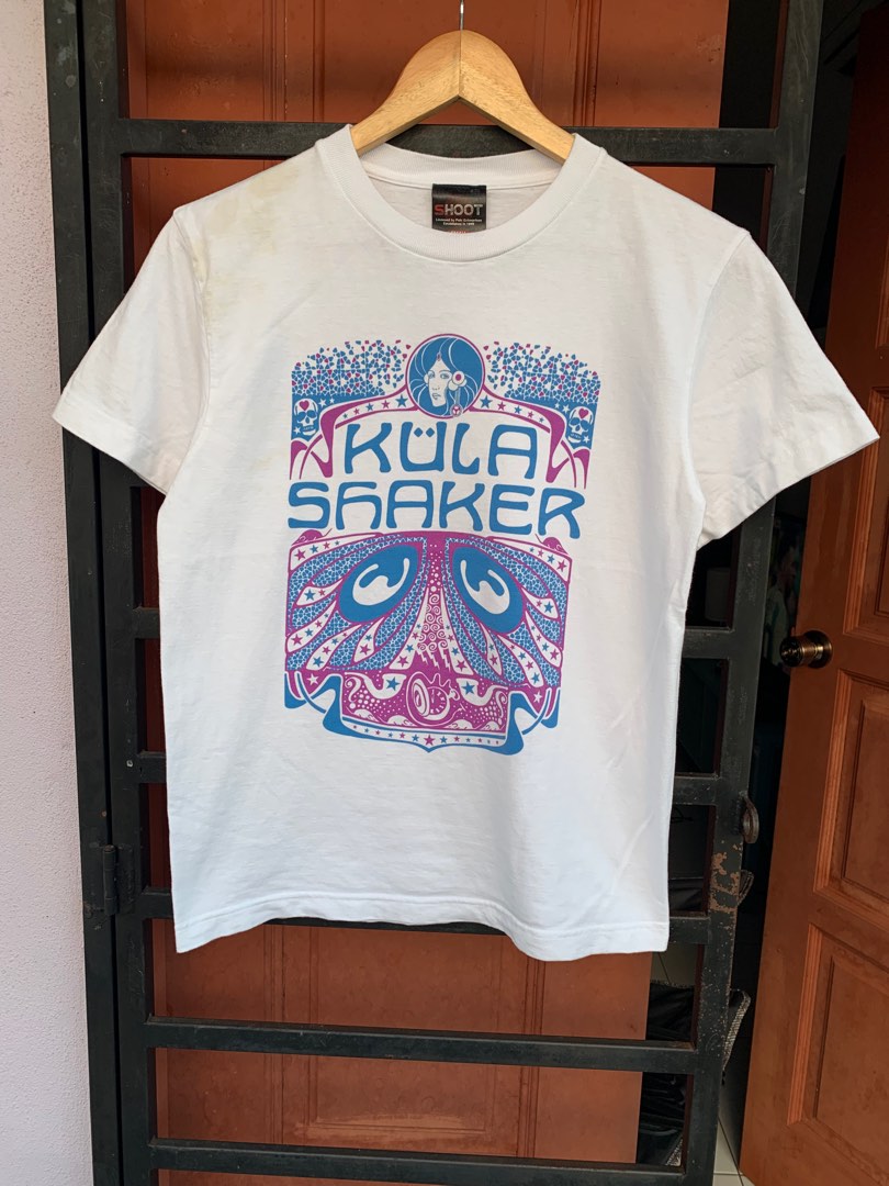 Vintage Kula Shaker Tshirt, Men's Fashion, Tops & Sets, Tshirts & Polo ...