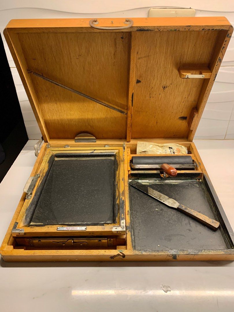 VINTAGE PORTABLE MIMEOGRAPH IN WOOD CASE | MID -50's -60's MIMEOGRAPH ...