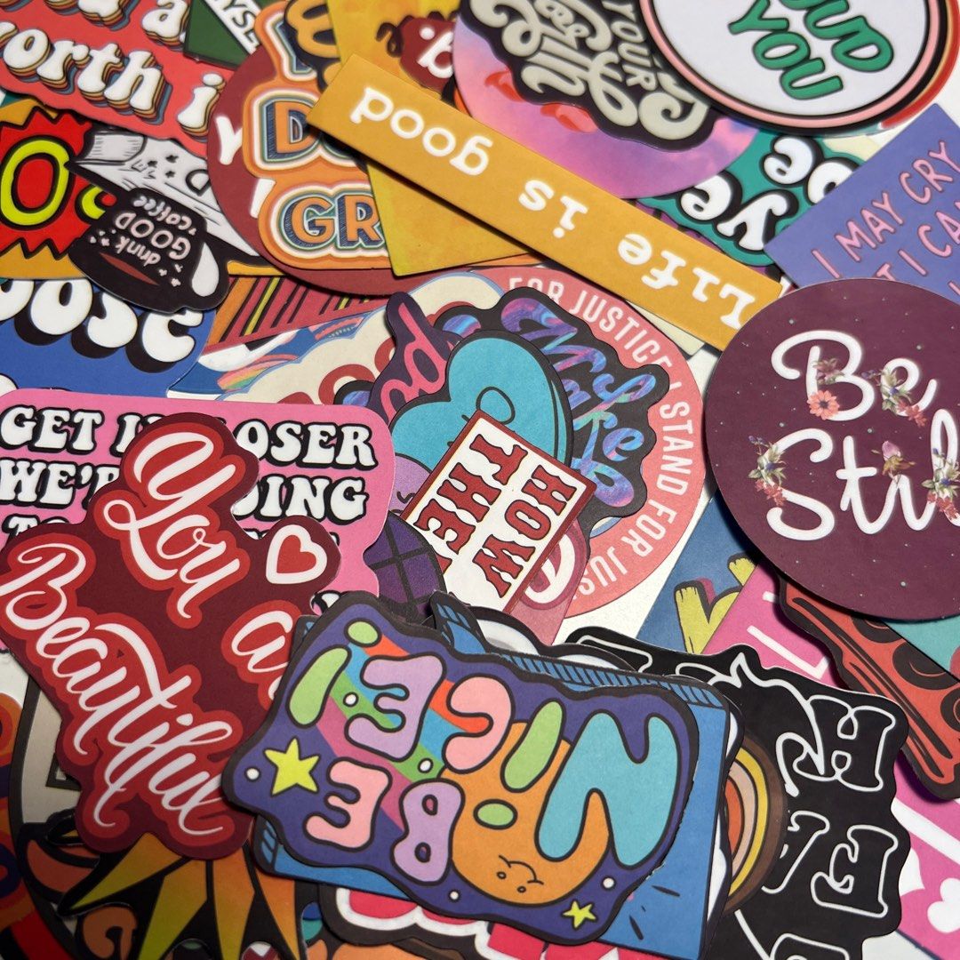 !!VINYL STICKERS!! motivational, Hobbies & Toys, Stationery & Craft ...
