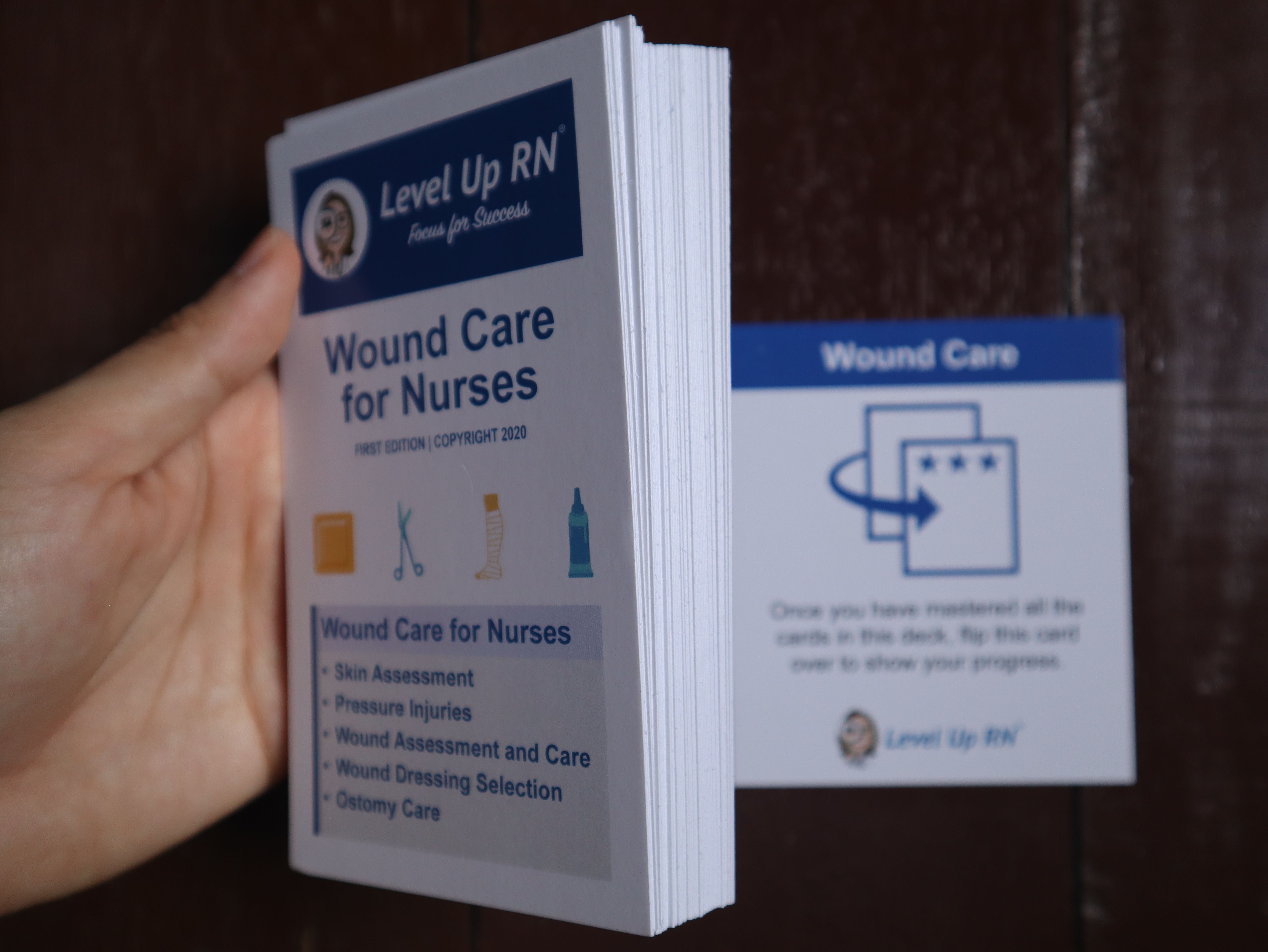 Wound Care for Nurses Flashcards by Level Up RN, Hobbies & Toys, Books ...