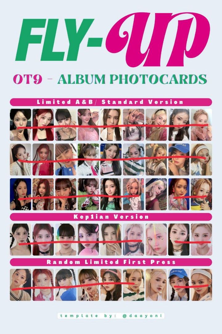 WTS / WTT Kep1er Fly-Up photocards, Hobbies & Toys, Memorabilia & Collectibles, K-Wave on Carousell