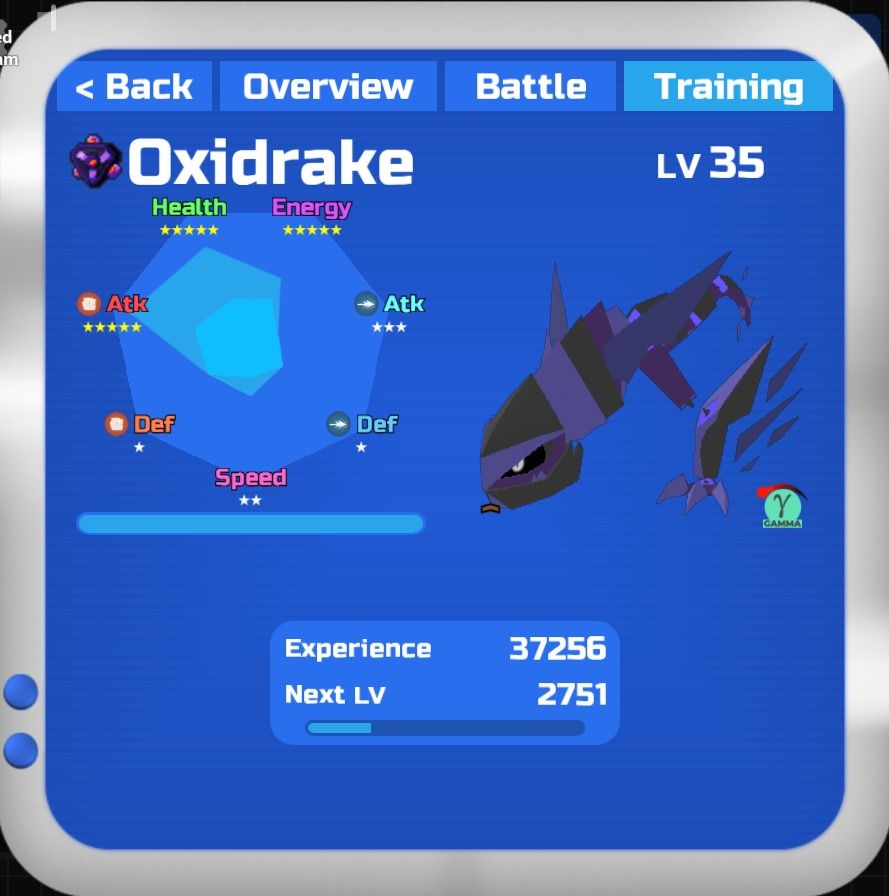 WTS Perfect Gamma Oxidrake (Loomian Legacy), Video Gaming, Video Games ...