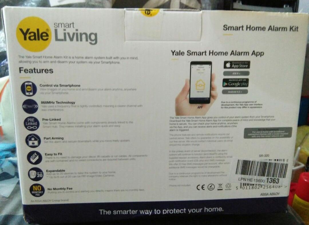 YALE SMART HOME ALARN KIT, Mobile Phones & Gadgets, Other Gadgets on ...